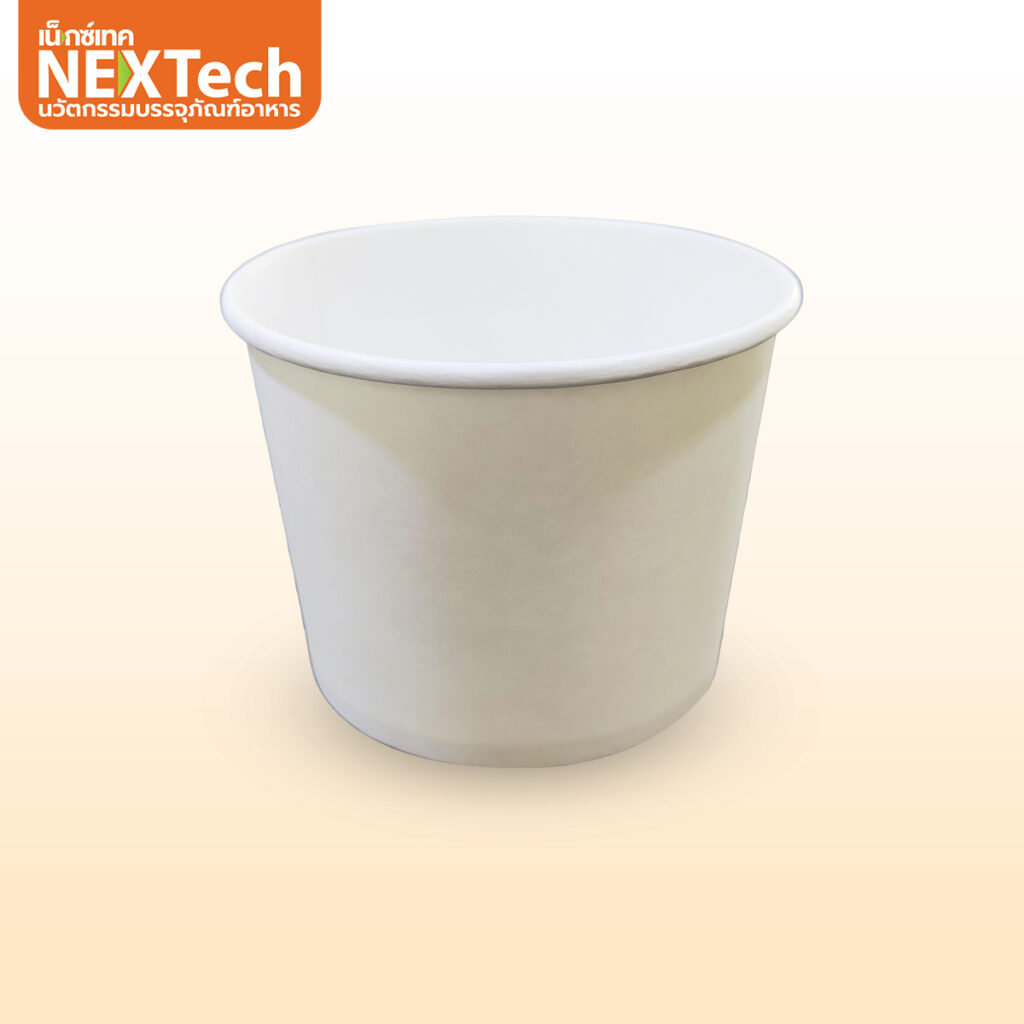 Nextech รุ่น PC520AW-CLP ขนาด 520 มล. กระดาษสีขาว พร้อมฝา PP ทนร้อน 500 ชิ้น/ลัง - nextechinter